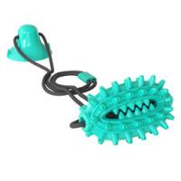 China Teeth Cleaning TPR Dog Toothbrush Toys With Elastic Interactive Toys Pet Products for sale