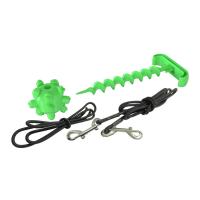 China ABS Cleaning Teeth Cute Pet Toys Durable Three Piece Set With Rope for sale