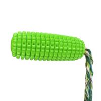 China Pet Dog Toothbrush Chew Cute Pet Toys Puppy Chew Corn Toys With Sound for sale