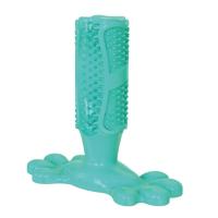 China Sustainable Dog Chew Toothbrush Natural Rubber Dental Care Cleaning Stick for sale