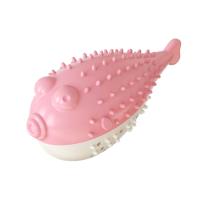 China New Cute Pet Cat Toothbrush Toy Catnip Flavor Silicone Simulation Fish Molar Stick Tooth Cleaning Toy Toothbrush for sale