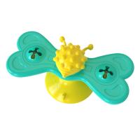 China Pet Products Cat Toothbrush Multifunctional Interactive Windmill Catnip Toy for sale