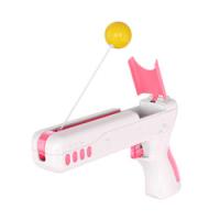 China 2021 New Products Custom Interactive Cat Toy Self-bouncing Feather Cat Tease Pet Toy for sale
