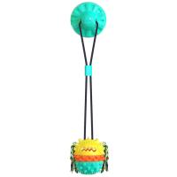 China New Series Cleaning Teeth Extra Durable Pet Interactive Chewing Biting Dog Toy Suction Cup With Rope for sale