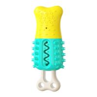 China New Design Product Summer Cooling Popsicle-shaped Dog Toothbrush Cooling Molar Stick Dog Pet Chew Toy for sale