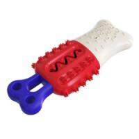 China New Design Product Summer Cooling Popsicle-shaped Dog Toothbrush Cooling Molar Stick Dog Pet Chew Toy for sale
