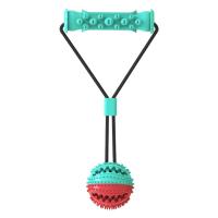China Wholesale Rubber Indestructible Treat Dispensing Ball Interactive Pet Ball Chew Dog Toy for sale