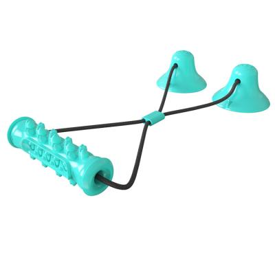 China High Quality New Single Suction Cup Molar Ball Dog Toothbrush Teeth Cleaning Chew Toys For Pet for sale