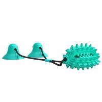 China Multi-function Creative Hot Selling Double Suction Cup Stick Dog' Chew Toy Toothbrush for sale