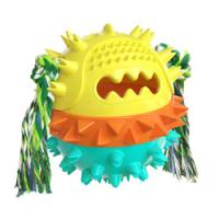 China Pet Products Hot Style Pet Dog Grinder Stick Squeaking Dog Toy Squeaking Football for sale