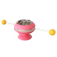 China Wholesale Pet Cat Toys Catnip Spinning Ball Toy Turntable Bite Resistant Toy Ball Interactive Cat Rod Wire Cat Supplies for sale