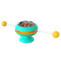 China Wholesale Pet Cat Toys Catnip Spinning Ball Toy Turntable Bite Resistant Toy Ball Interactive Cat Rod Wire Cat Supplies for sale
