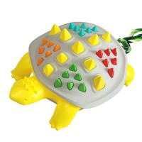 China Manufacturers Sell Well Colorful Turtle Dog Cleaning Teeth Toy Pet Toys Dog Chew Toy for sale