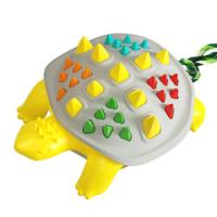 China Manufacturers Sell Well Colorful Turtle Dog Cleaning Teeth Toy Pet Toys Dog Chew Toy for sale