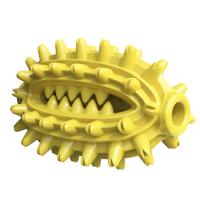 China Clean Teeth Leaking Molar Dog Toothbrush Pet Toy Bite Resistant Dog Toy Ball for sale