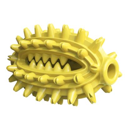China Clean Teeth Leaking Molar Dog Toothbrush Pet Toy Bite Resistant Dog Toy Ball for sale