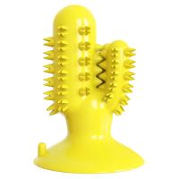 China Durable Rubber Cactus Tough Interactive Squeaky Dog Toys For Aggressive Chewers for sale