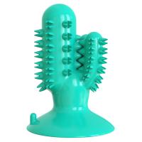 China Durable Rubber Cactus Tough Interactive Squeaky Dog Toys For Aggressive Chewers for sale