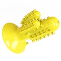 China Durable Rubber Cactus Tough Interactive Squeaky Dog Toys For Aggressive Chewers for sale