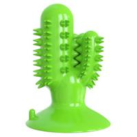 China Durable Rubber Cactus Tough Interactive Squeaky Dog Toys For Aggressive Chewers for sale