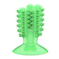 China High Quality Dog Chew Toys Cactus Shape Dog Toothbrush Pet Suction Cup Toys For Pet for sale