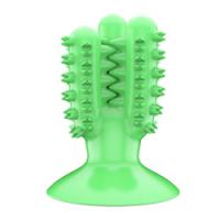 China High Quality Dog Chew Toys Cactus Shape Dog Toothbrush Pet Suction Cup Toys For Pet for sale