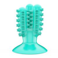 China High Quality Dog Chew Toys Cactus Shape Dog Toothbrush Pet Suction Cup Toys For Pet for sale