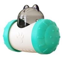 China Hot Selling Non Electrified Pet Food Leaker Educational Pet Interactive Toy Swing Bear Tumbler Pet Food Spiller for sale