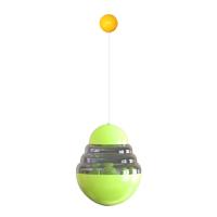 China Slow feeder tumbler interactive plaything with cat stick cat turntable leaking food teasing ball cat pet toy for sale