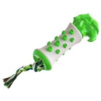 China New Multifunctional Interactive Teeth-cleaning Self-playing Food Dispensing Rubber Ball Chew Aggressive Dog Chew Toy for sale