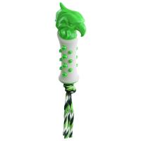 China New Multifunctional Interactive Teeth-cleaning Self-playing Food Dispensing Rubber Ball Chew Aggressive Dog Chew Toy for sale