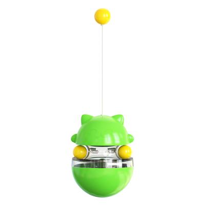 China Wholesale interactive pet dancing spinning cat toy leaking slow food ball for sale