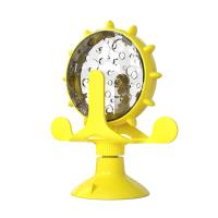 China 2021 Interesting New Product Cat Snack Dispenser Interactive Small Pet Toy Leaking Supply Windmill Kitten Feeder for sale