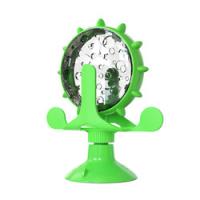 China 2021 Interesting New Product Cat Snack Dispenser Interactive Small Pet Toy Leaking Supply Windmill Kitten Feeder for sale