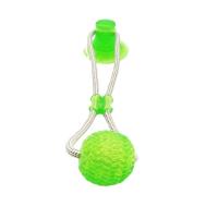 China Green Tpr Vocal Serrated Molar Rod Dog Manufacturer Hot Selling Chew Pet Toy for sale