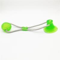 China Green Tpr Vocal Serrated Molar Rod Dog Manufacturer Hot Selling Chew Pet Toy for sale
