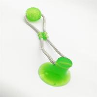 China Green Tpr Vocal Serrated Molar Rod Dog Manufacturer Hot Selling Chew Pet Toy for sale