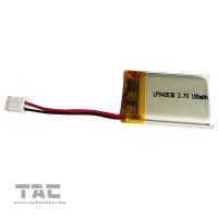 China LP042030 3.7V 180mAh Polymer Lithium Ion Batteries Lipo Battery Rechargeable for sale