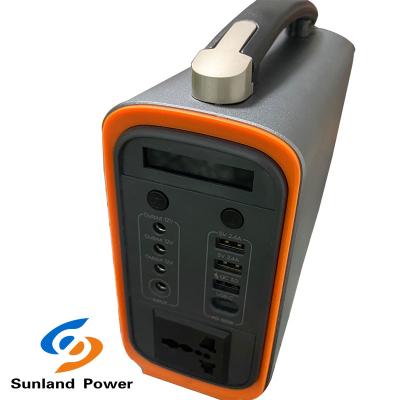 China Flashfish Solar Generator Portable Energy Storage System Lithium Battery Bank USB Charger 200W for sale