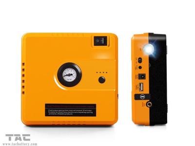 China 400 Amp 16800mah Peak Battery Jump Starter Charger Combine With Air Compressor for sale