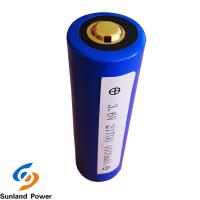 China Blue Lithium Cylindrical Battery ICR21700 3.6V 4000mah with USB 300 Times Cycle Life for sale