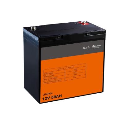 China Rechargeable 50AH 12V LifePO4 Battery Pack High Energy Density for sale