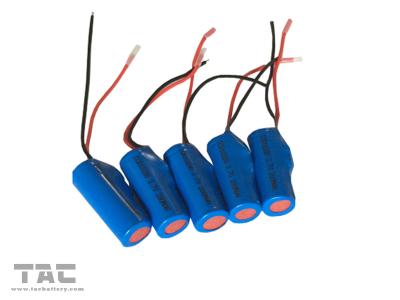 China Rechargeable 3.7v 200mAh Lithium Ion Cylindrical Battery ICR10280 for sale