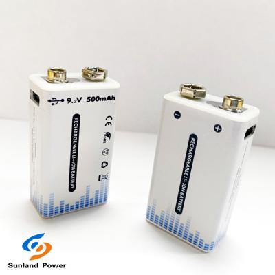 China 9V Rechargeable Lithium Ion Battery Portable USB C / Type C Connector for sale