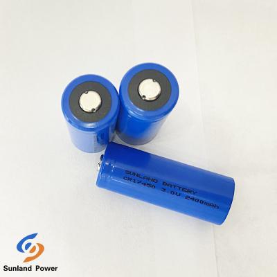 China Primary Battery  3.0V CR17450 Smart Home 2400mAh Li-MnO2 Battery for sale