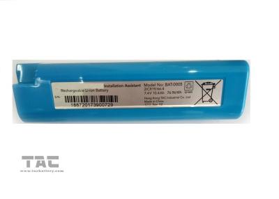 China 3.7V  INR18650 Li-ion Rechargeable Battery 2S4P 7.4V10.4AH For Wireless for sale