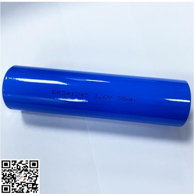 China Primary Lithium Battery 3.6V ER341245 38Ah LiSOCl2 Battery For Safety System for sale