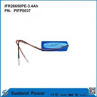 China IFR26650PE-3.4Ah 3.2V LiFePO4 Battery Cell For Solar Light Flashlight Circle Life 2000 Times for sale