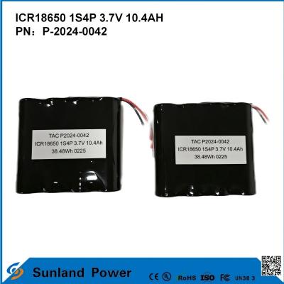 China ICR 18650 1S4P Battery For A Versatile, High-Capacity Lithium Battery Solution ，Meeting the long battery life requirements for multiple devices，Provide reliable energy for low-power medical devices. for sale