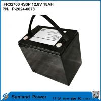 China IFR32700 4S3P 12.8V 18Ah For Solar flood light High Bright LEDS Garden Solar Lights lifepo4 battery for sale